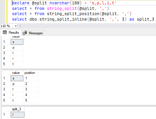 Split String Sql Server Foxontherock